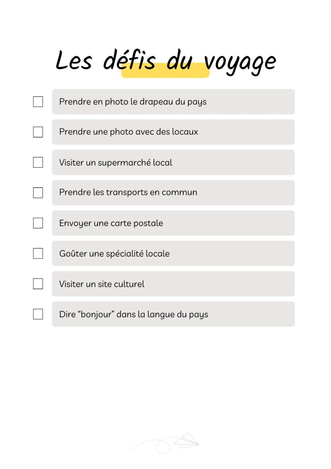 Le carnet de voyage à imprimer gratuitement - Wanderlust Vibes